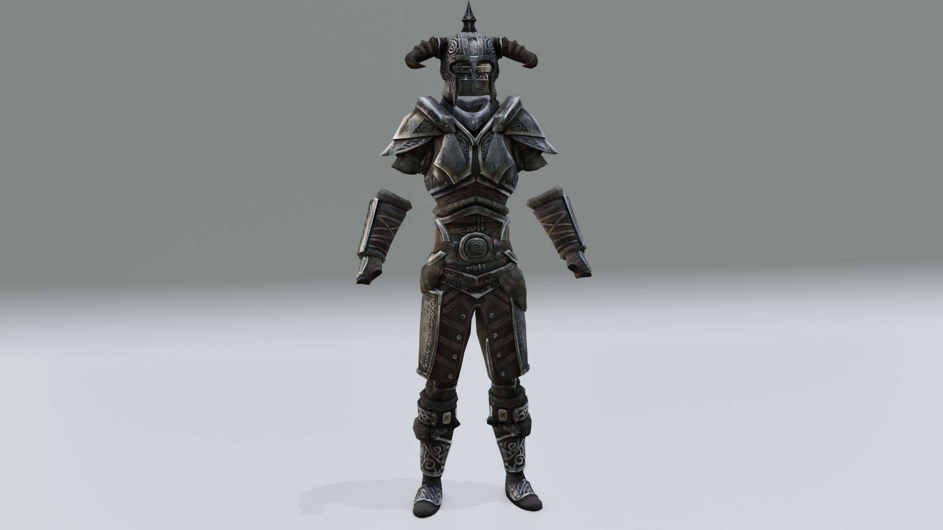 Skyrim Steel Armor 3D Model - TurboSquid 2083230