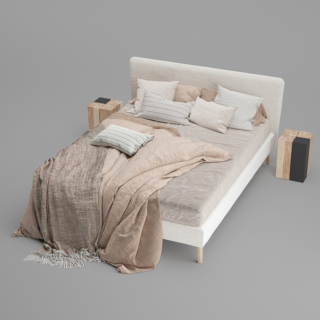 3D Dyla Bed - TurboSquid 2036498