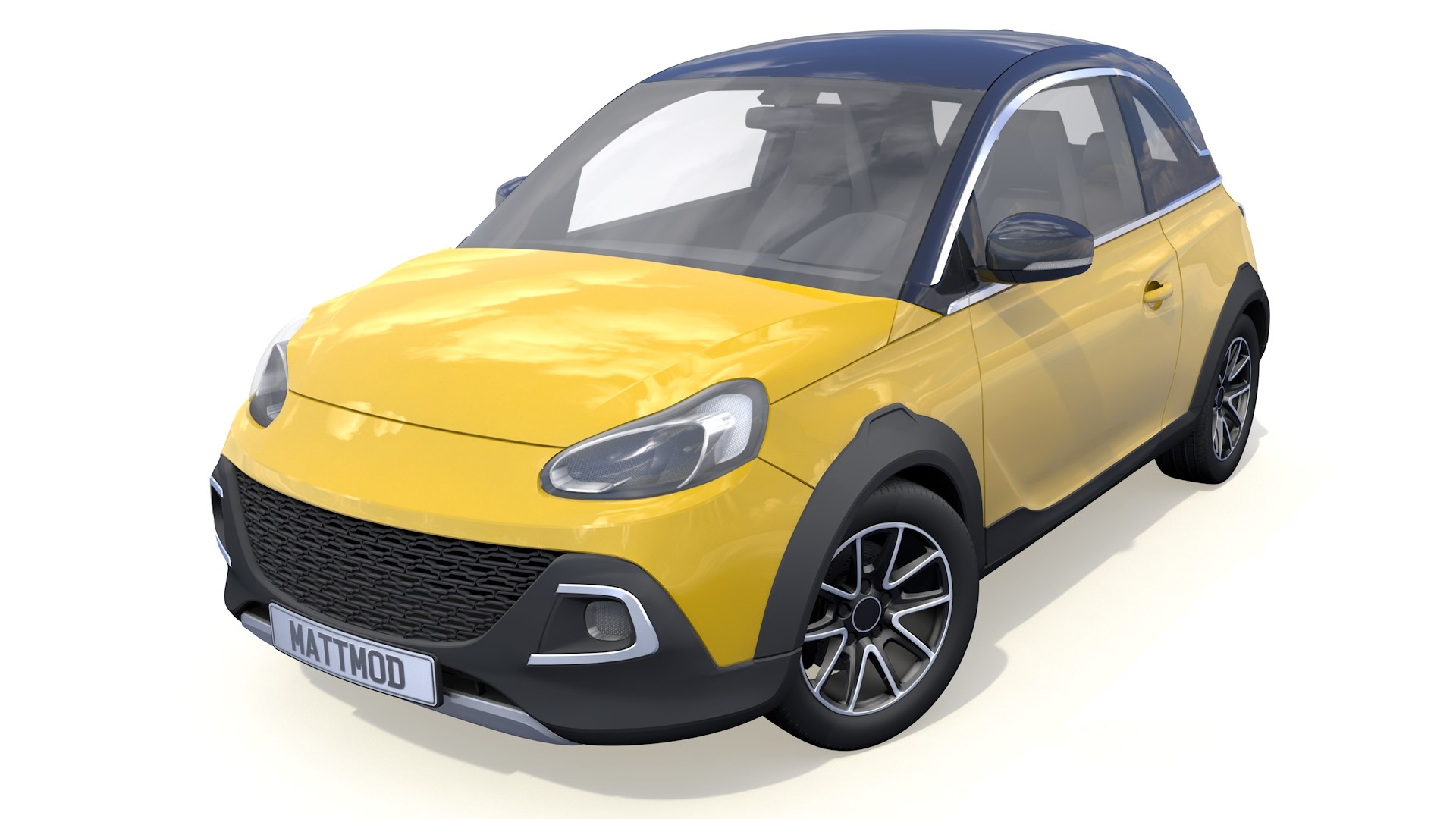 Generic Small Hatchback 3D Model - TurboSquid 2265289