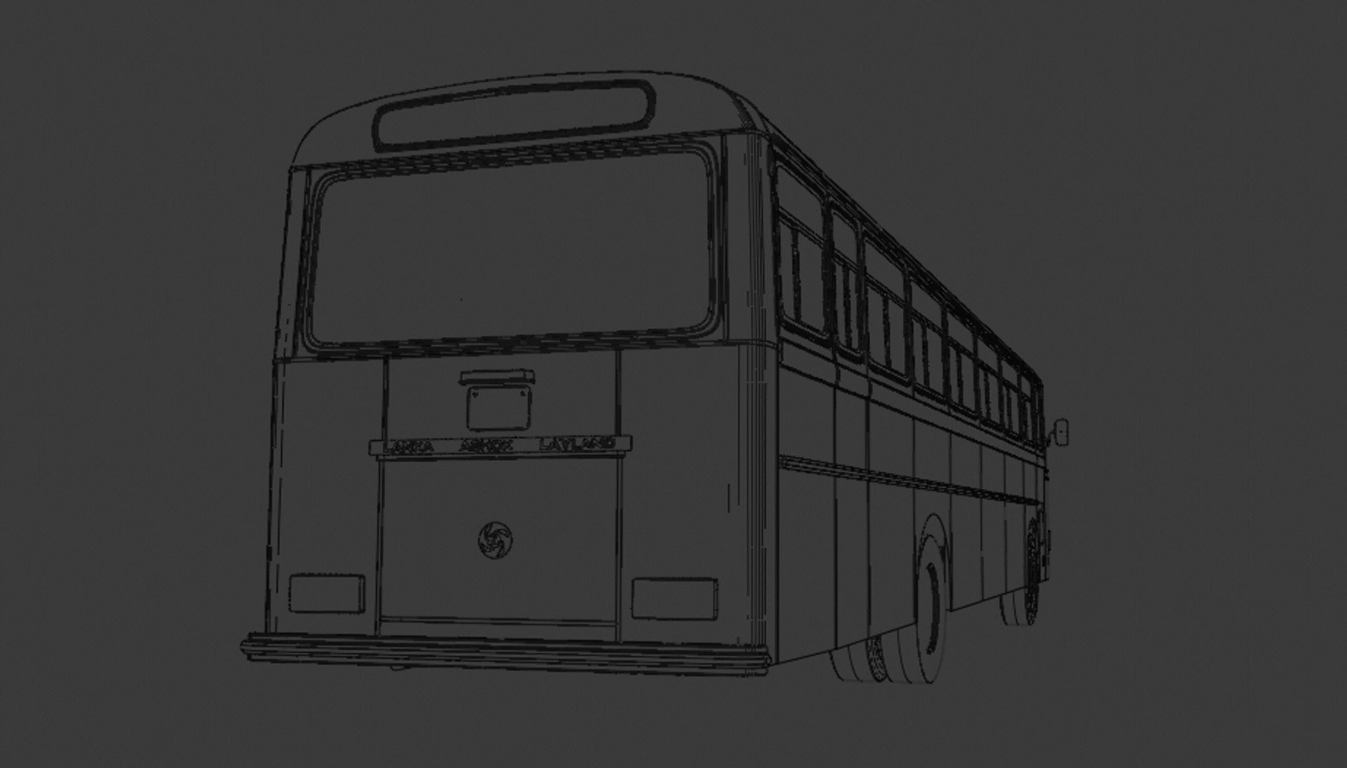 Lanka Ashok Layland Bus 3D Model - TurboSquid 1592484