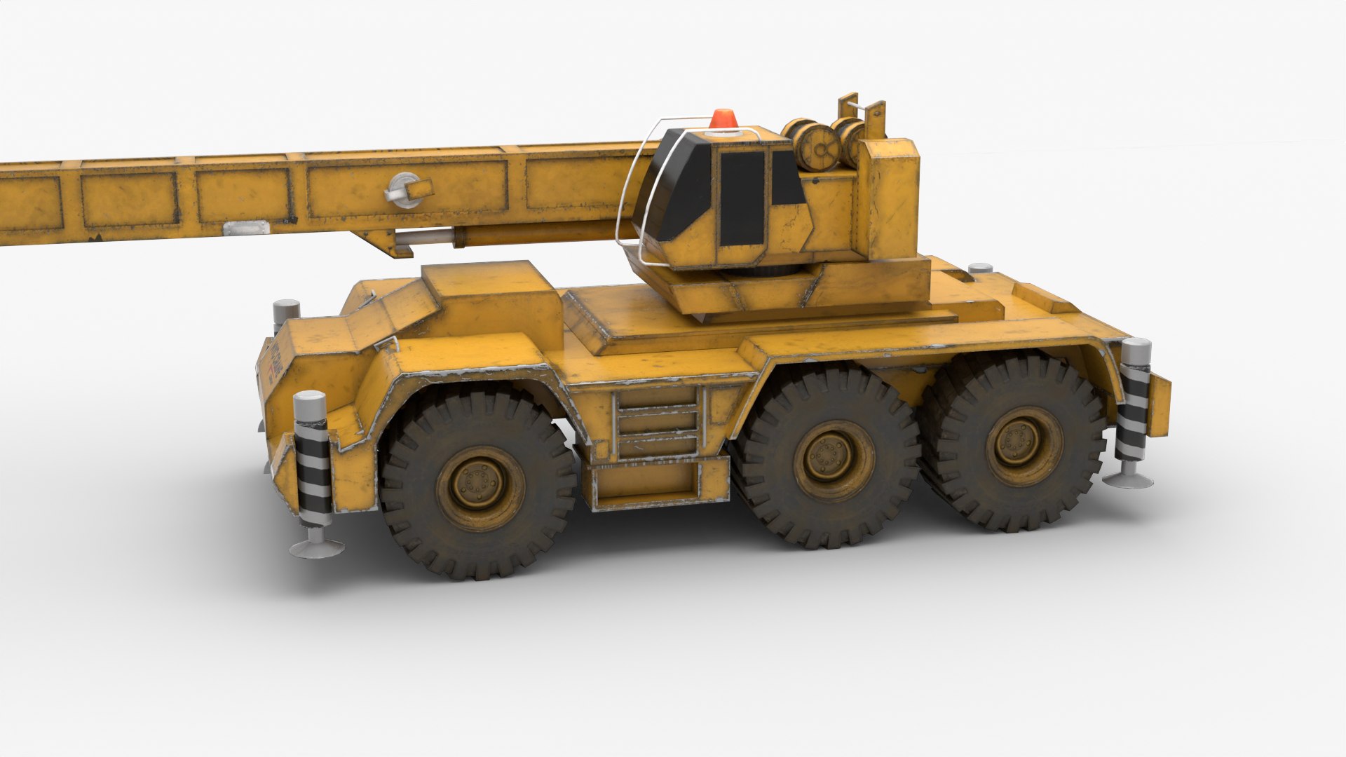 Mobile Crane 3D Model - TurboSquid 2227421