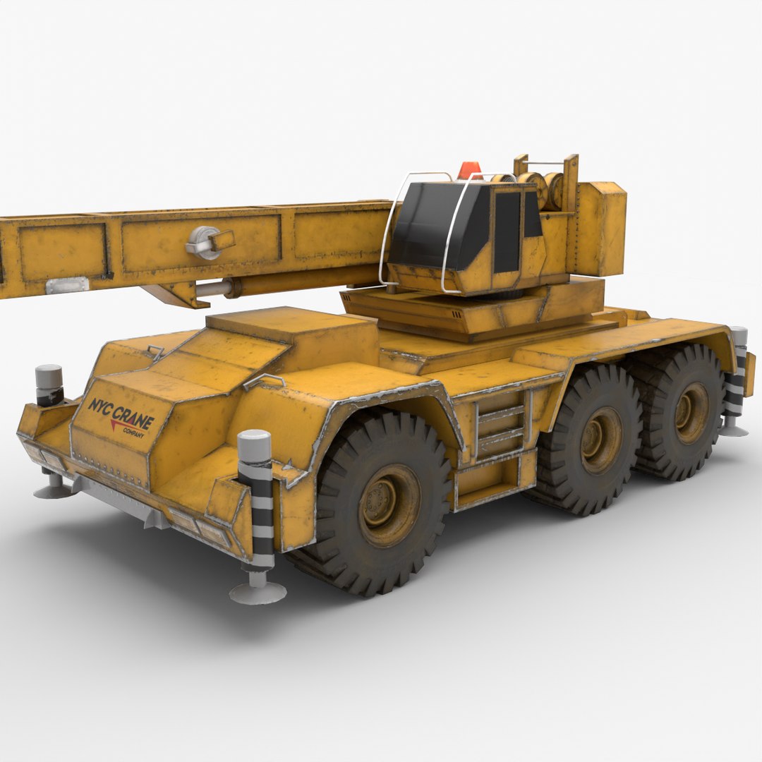 Mobile Crane 3D Model - TurboSquid 2227421