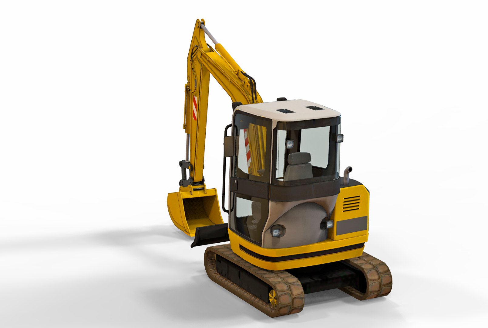 3D Mini Excavator Model - TurboSquid 1472828