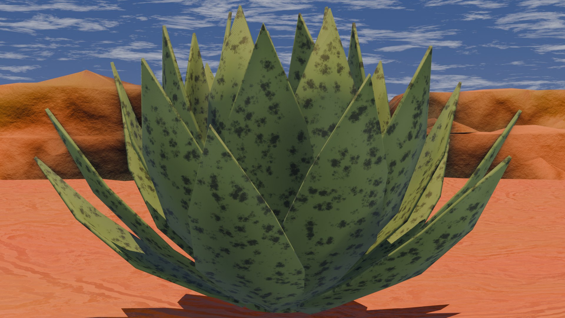 Agave Lowpoly Model - TurboSquid 2514164