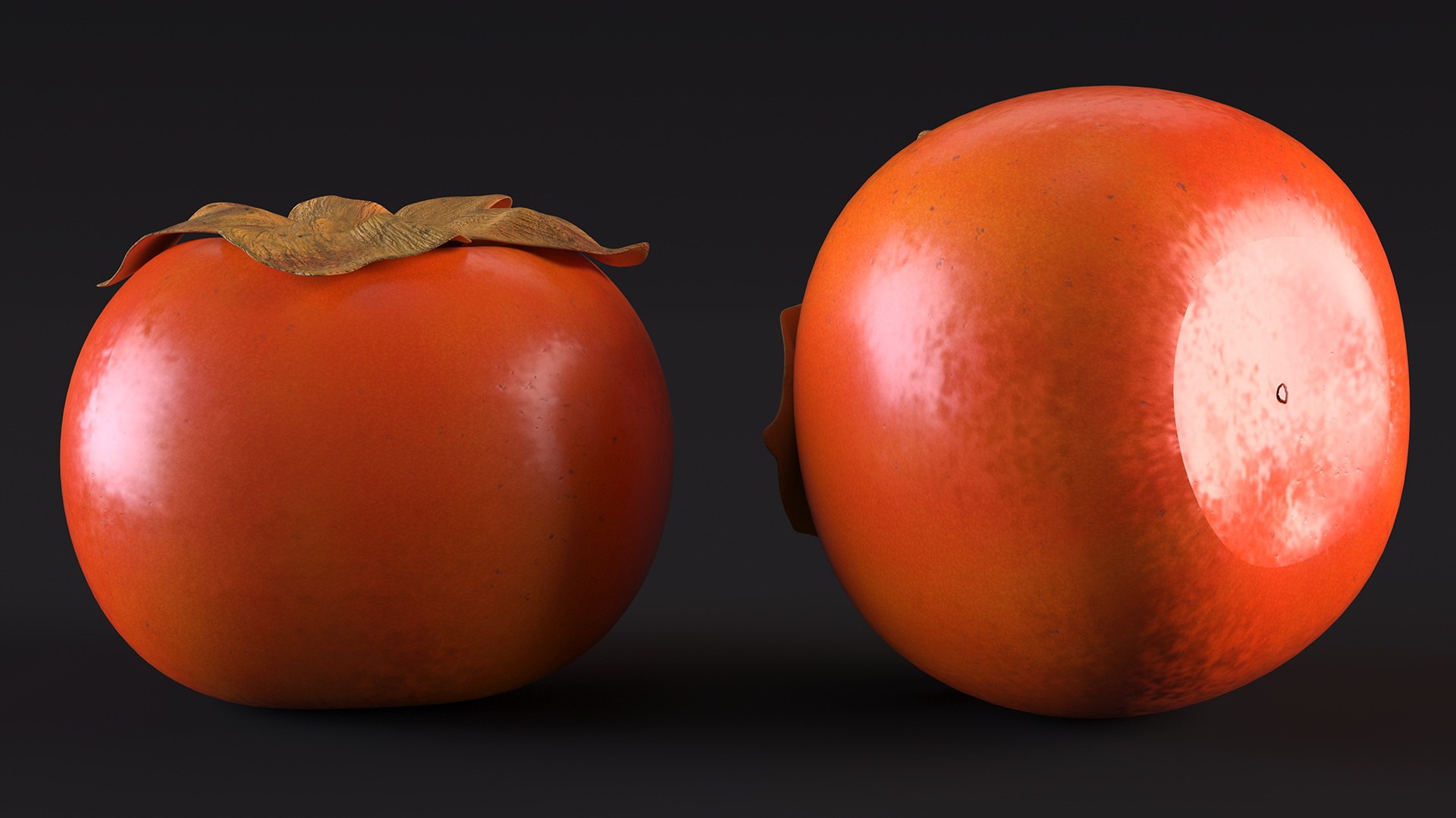 3D Persimmon Fruit - TurboSquid 2063620