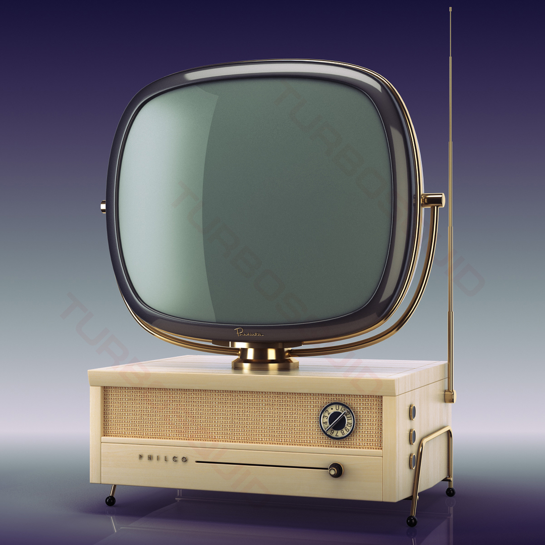modelo 3d TV retro Philco Predicta - TurboSquid 733597