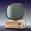 3d Model Retro Tv Philco Predicta