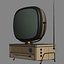 3d Model Retro Tv Philco Predicta