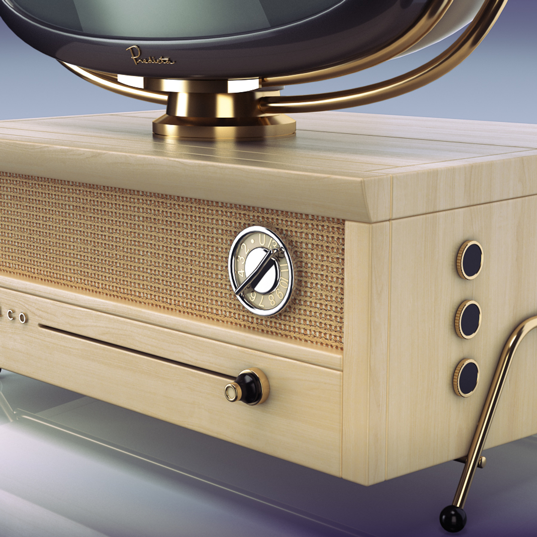 modelo 3d TV retro Philco Predicta - TurboSquid 733597