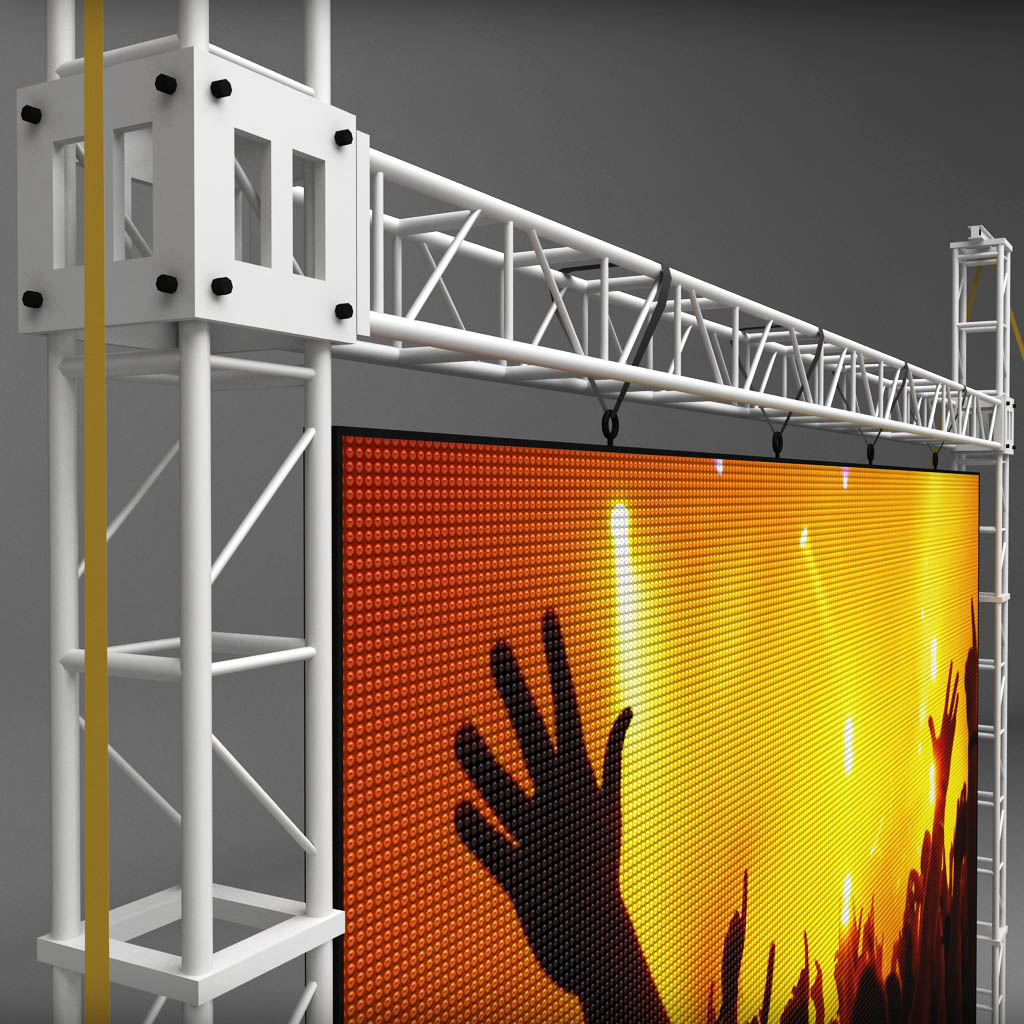 max telebim scaffolding led screen