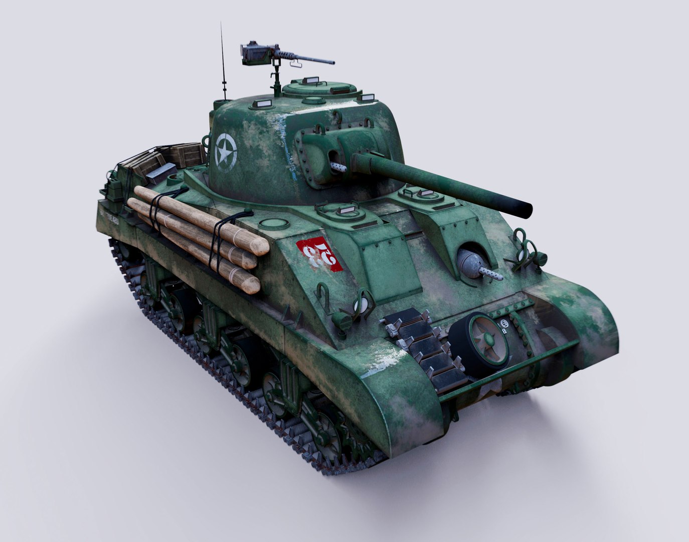 Army tank 3D model - TurboSquid 1401134