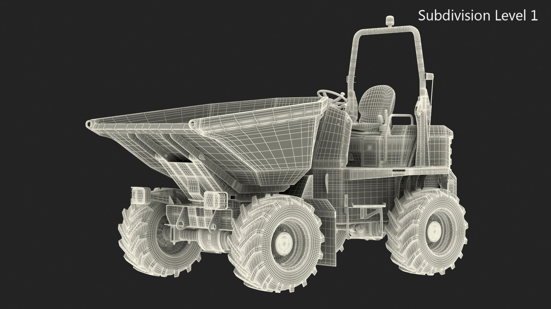 6t-1 site dumper dump truck 3D model - TurboSquid 1495643