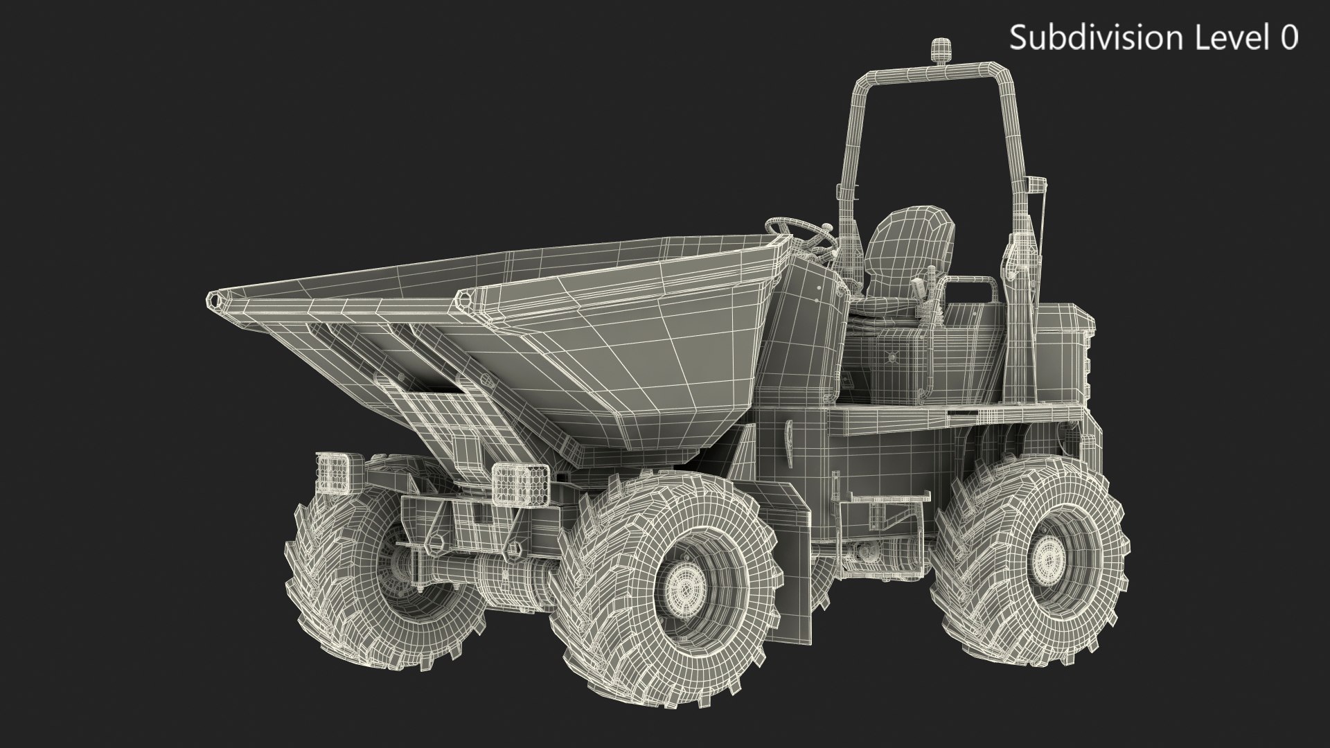 6t-1 site dumper dump truck 3D model - TurboSquid 1495643