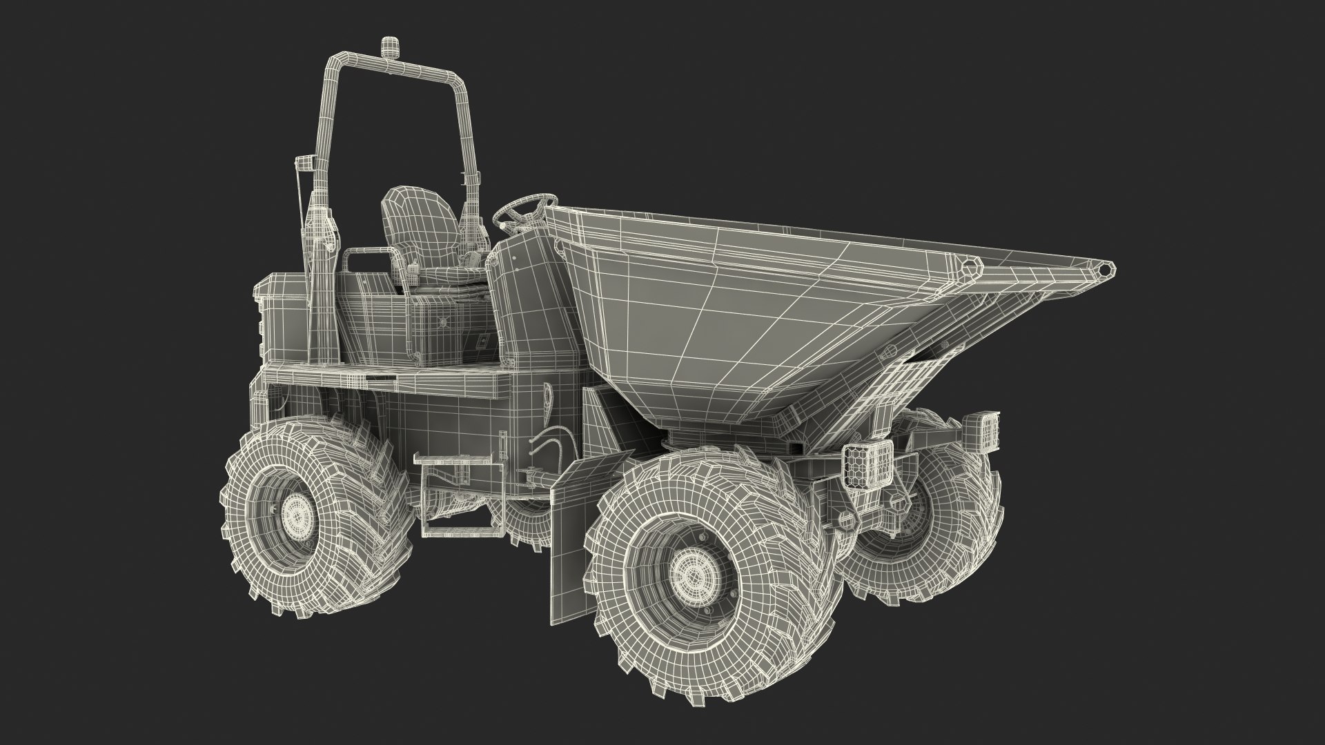 6t-1 site dumper dump truck 3D model - TurboSquid 1495643