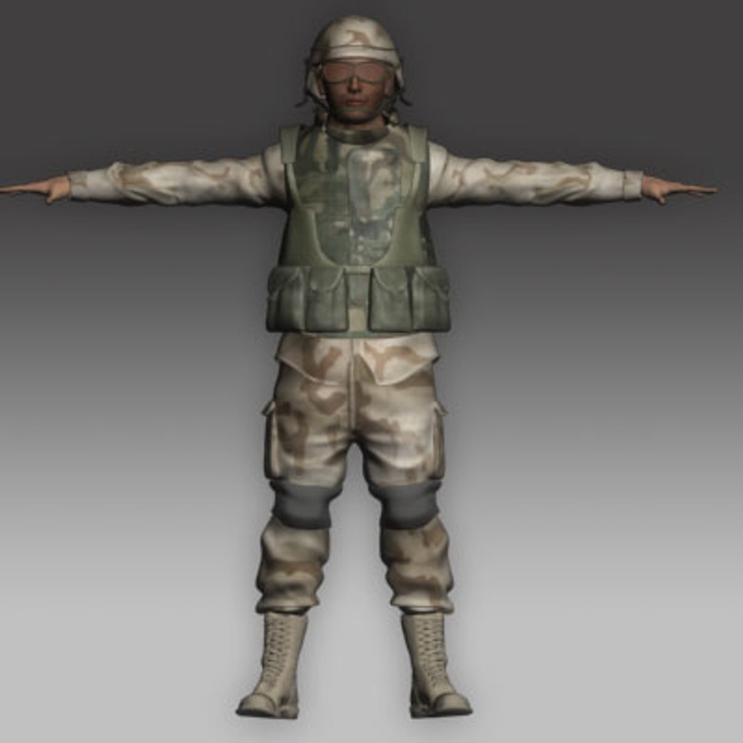 Soldier Rigged Max