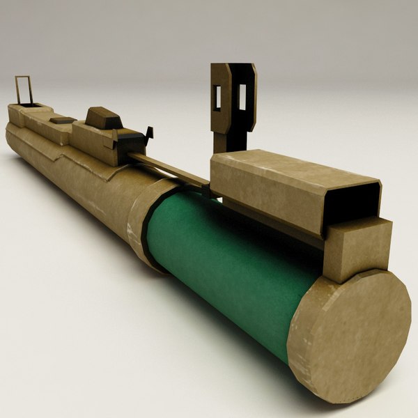 m72 rocket launcher 3d model