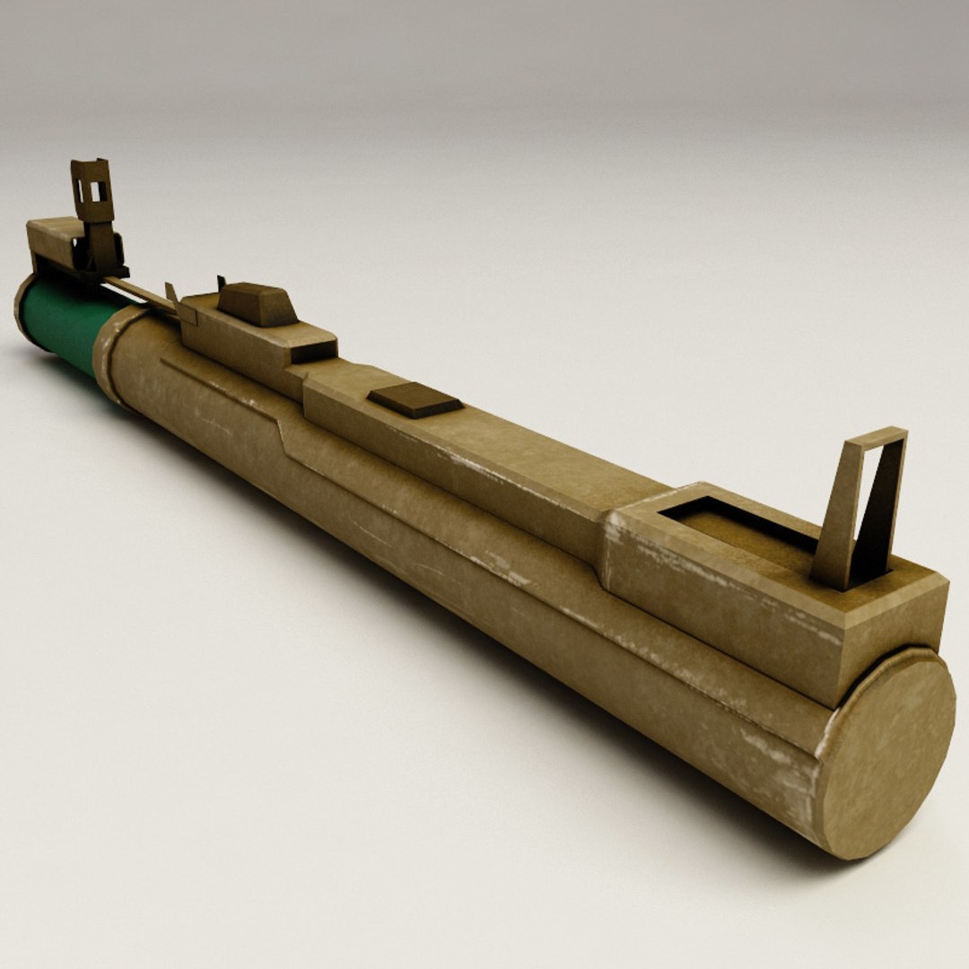M72 Rocket Launcher 3d Model