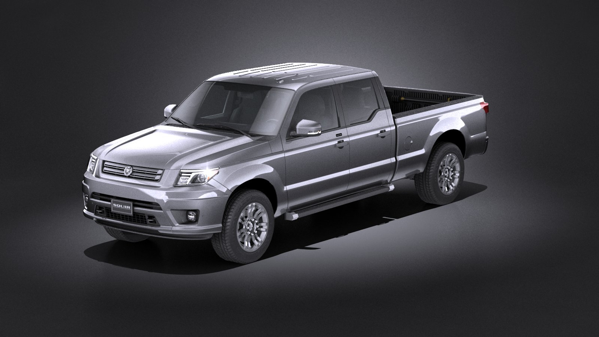 Generic pickup 2015 3D model - TurboSquid 1382918