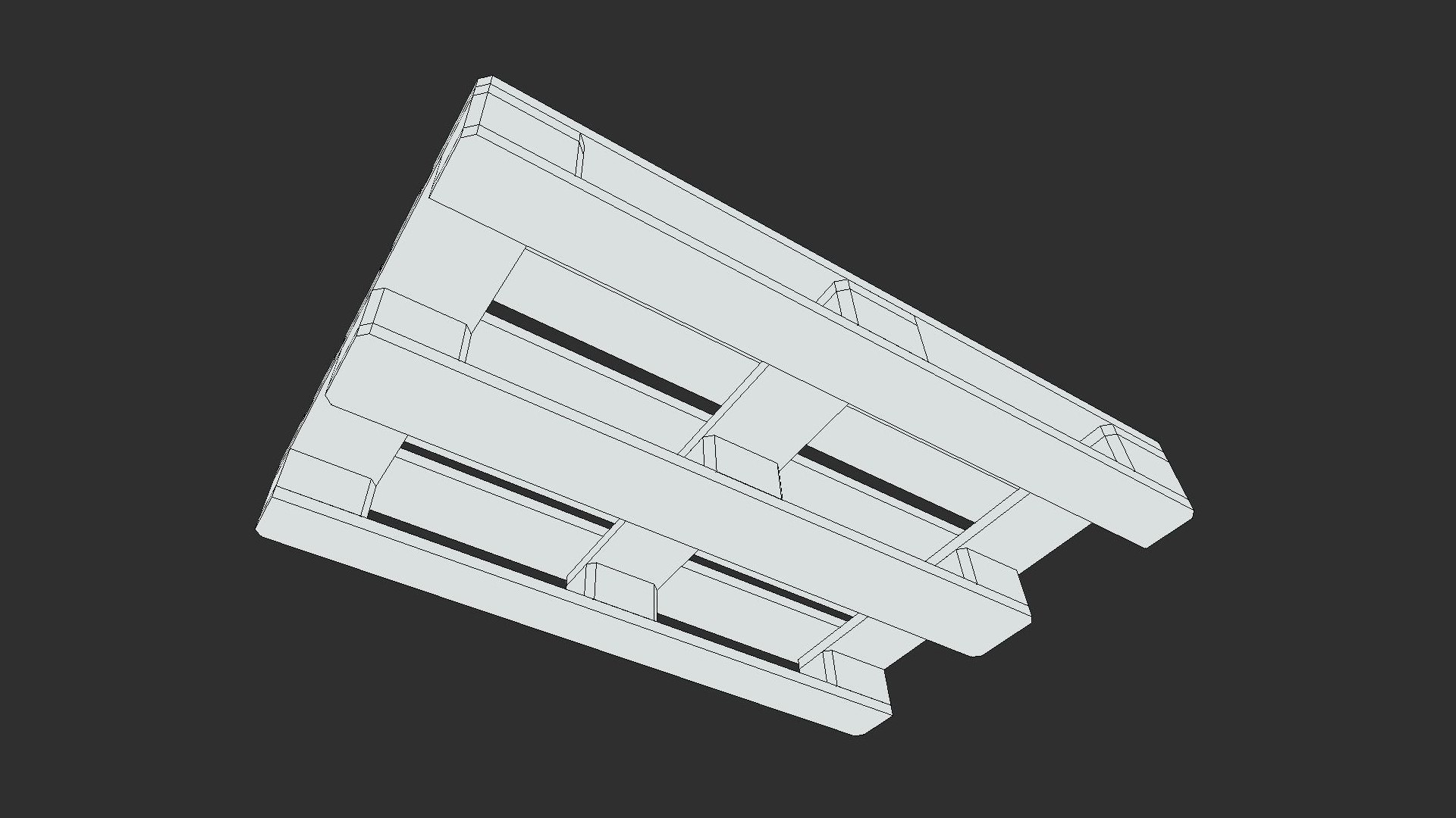Industrial Wooden Pallet 3D Model - TurboSquid 2190445