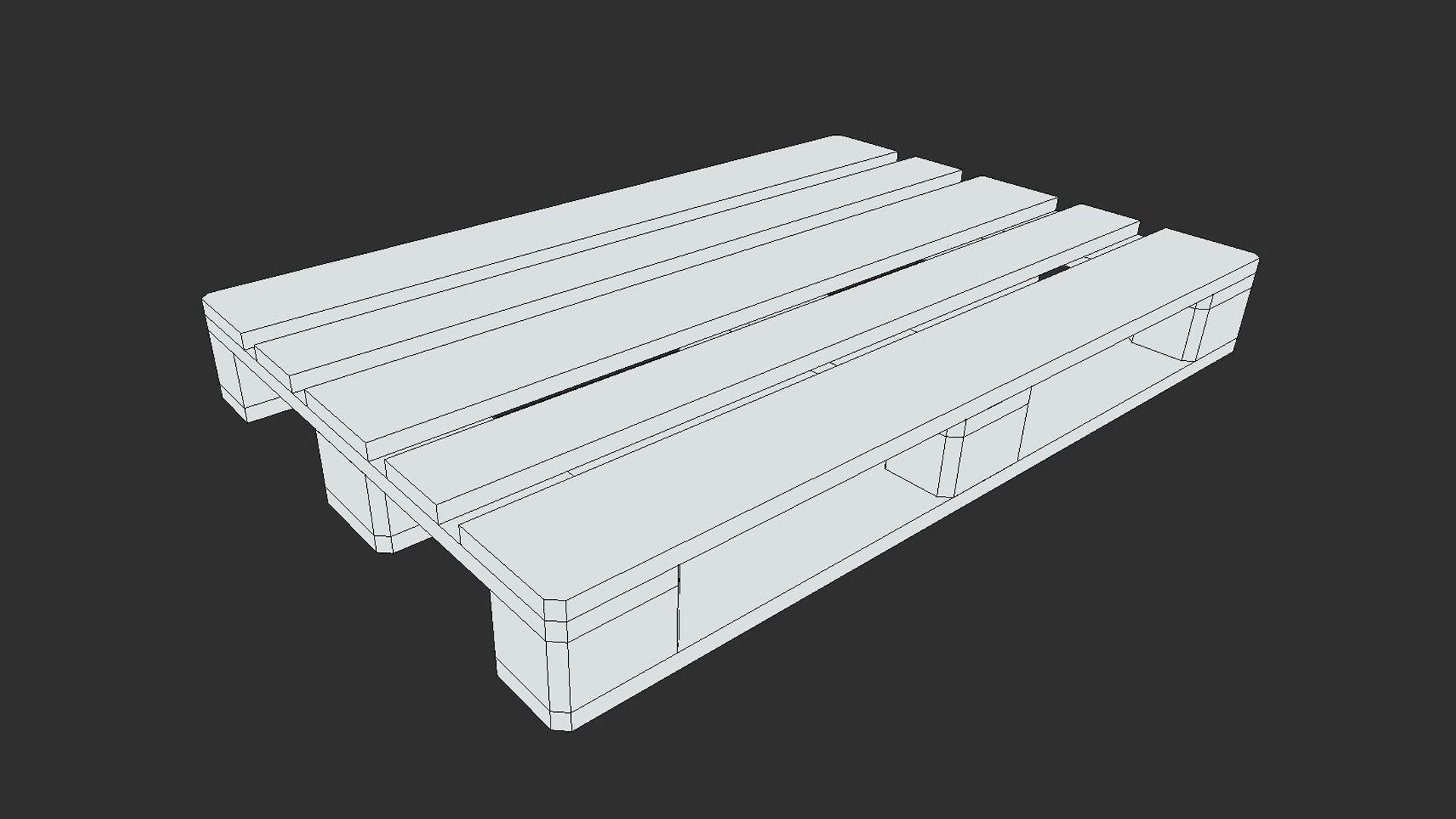 Industrial Wooden Pallet 3D Model - TurboSquid 2190445
