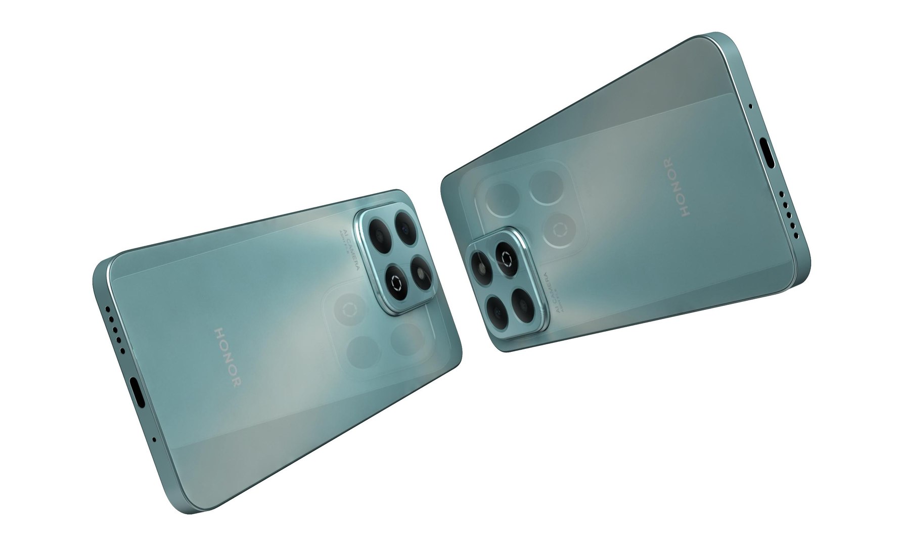 3D Honor X6b Ocean Cyan Model - TurboSquid 2244592