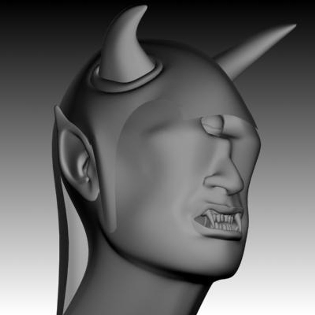 fantasy cyclops head 3d model