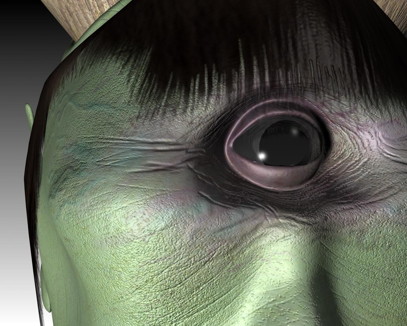 fantasy cyclops head 3d model