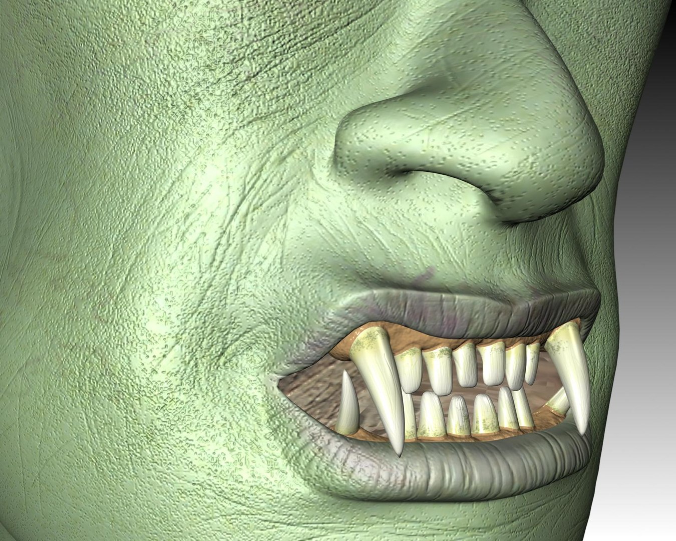 fantasy cyclops head 3d model