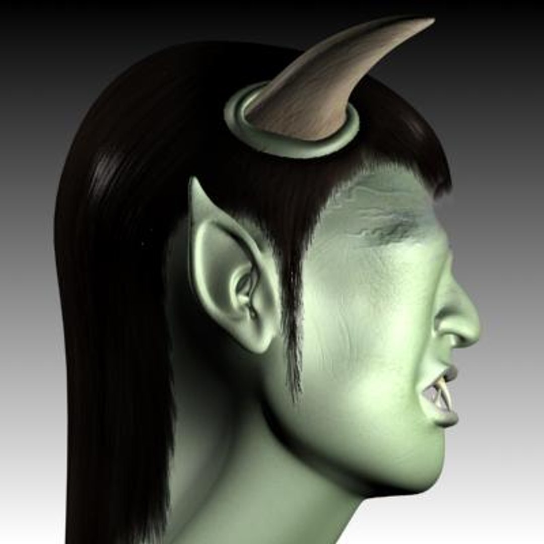 fantasy cyclops head 3d model