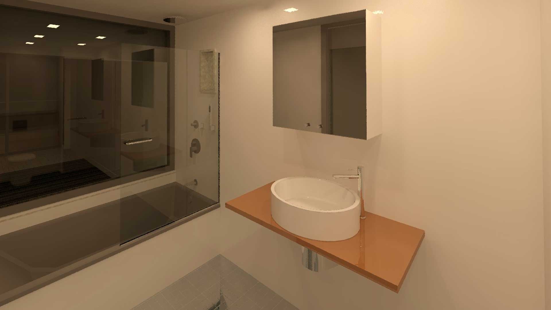 WC Wall Mirror Cabinet With Shelves Model - TurboSquid 2014913