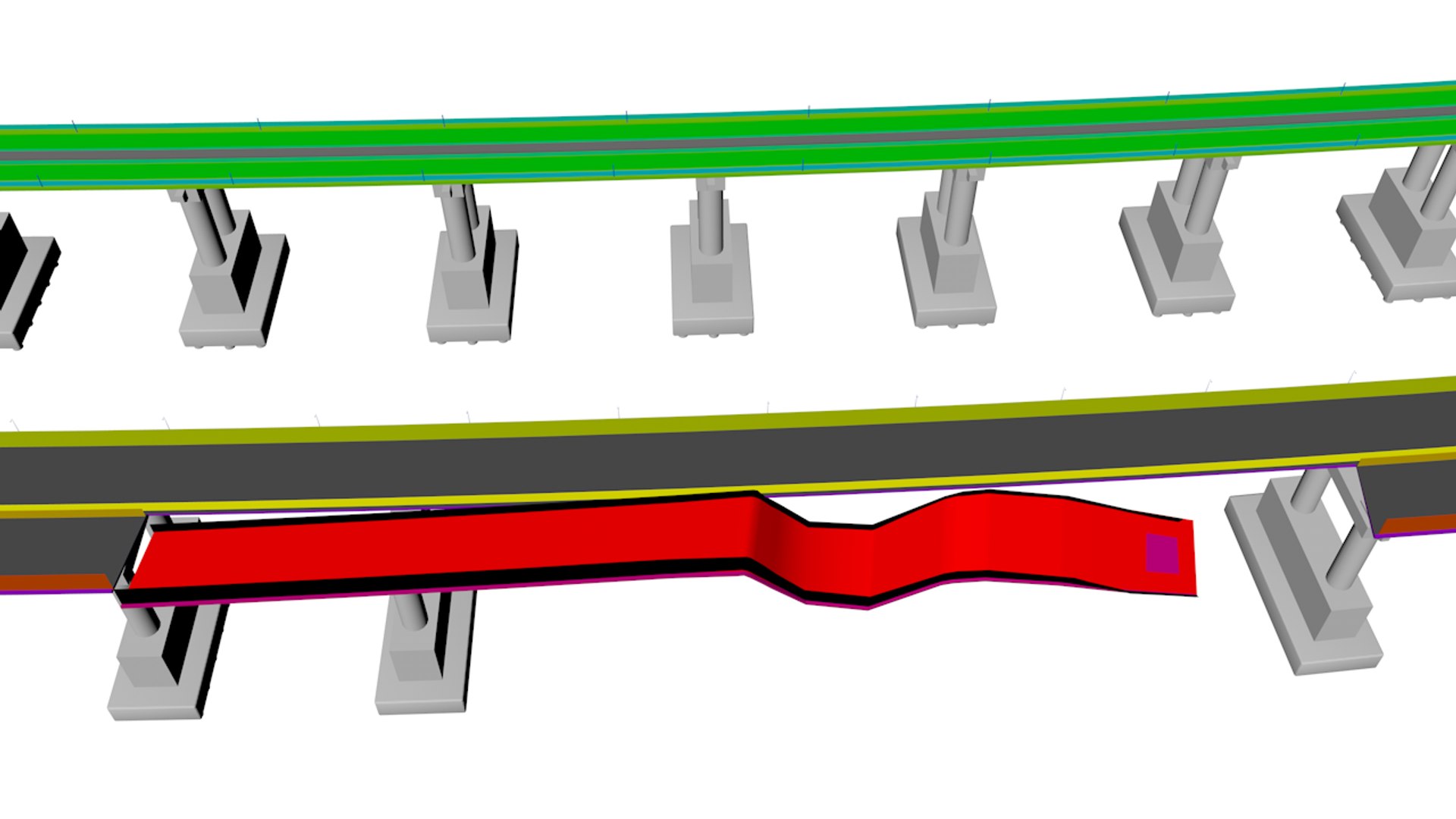 Crimean Bridge Explosion 3D Model - TurboSquid 1972896