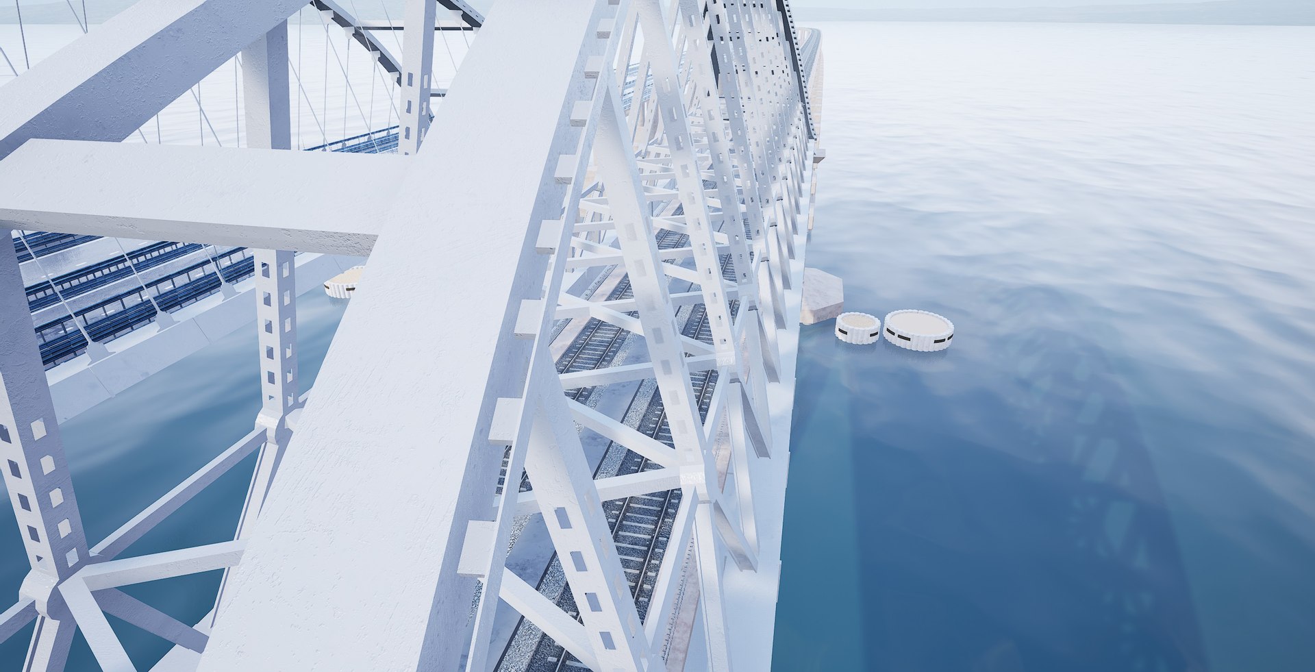 Crimean Bridge Explosion 3D Model - TurboSquid 1972896