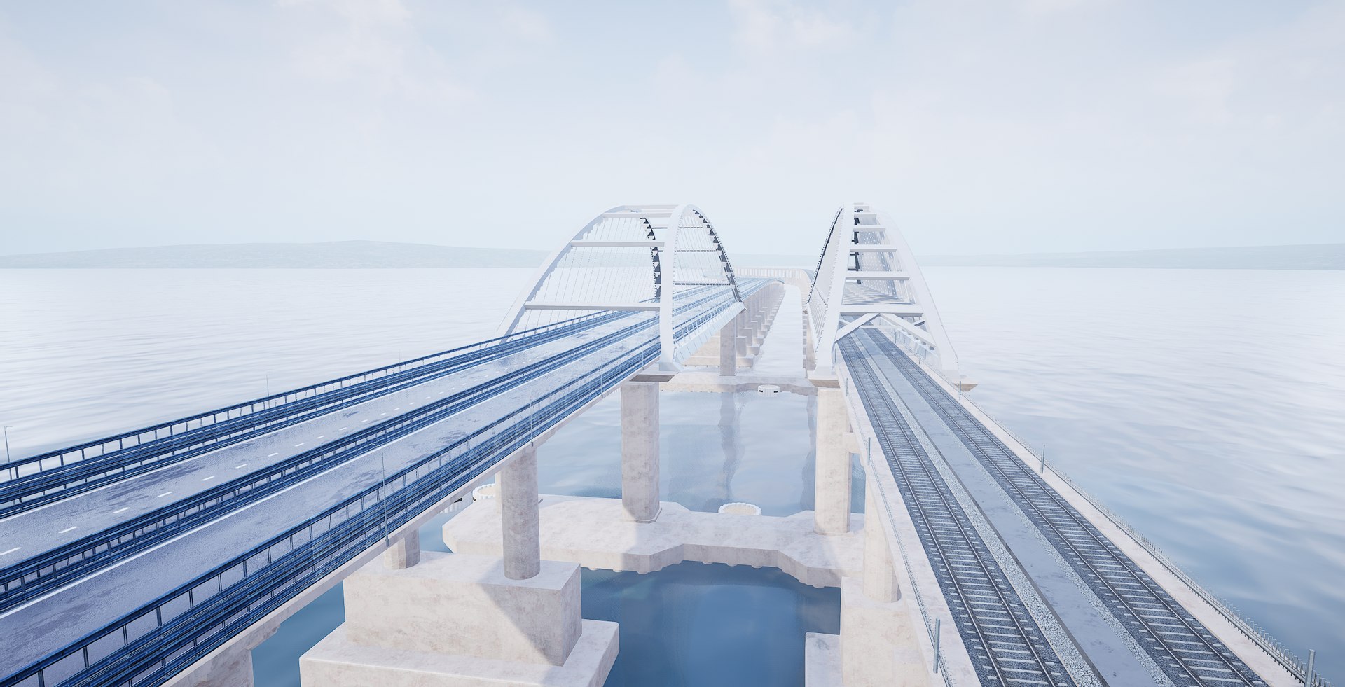 Crimean Bridge Explosion 3D Model - TurboSquid 1972896