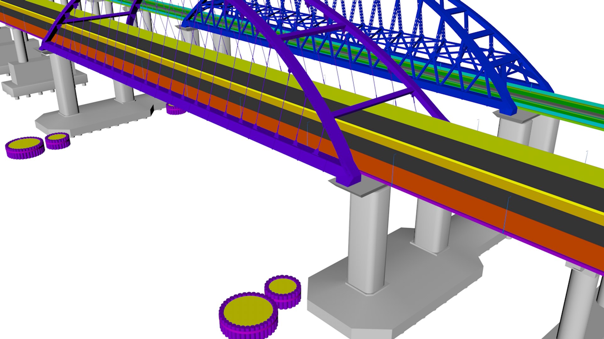Crimean Bridge Explosion 3D Model - TurboSquid 1972896
