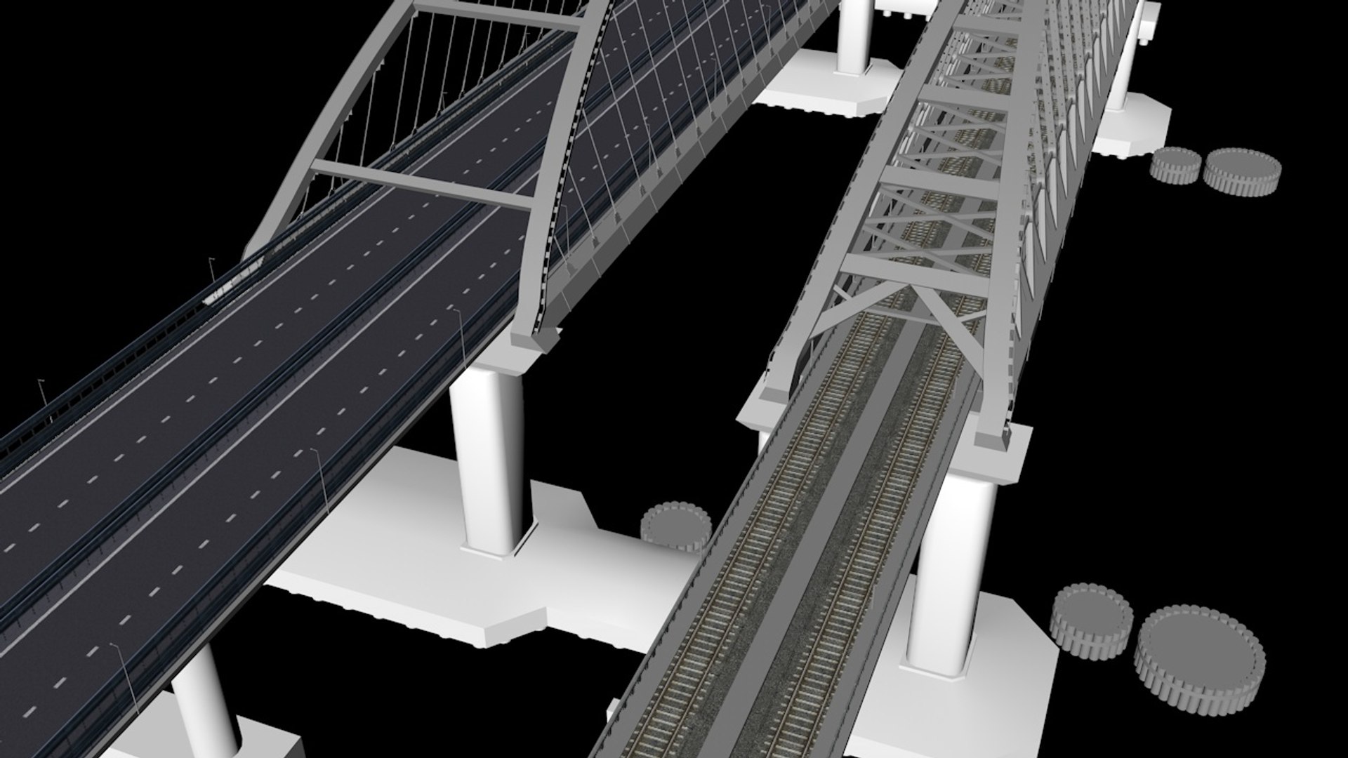 Crimean Bridge Explosion 3D Model - TurboSquid 1972896