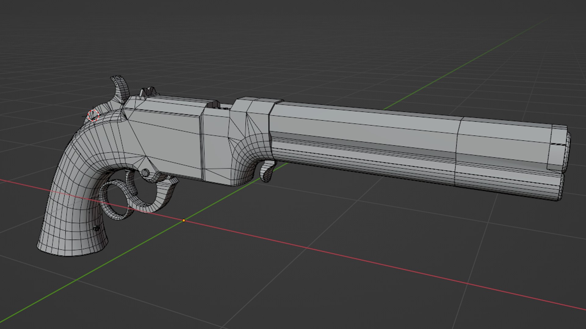 3D Volcanic Repeating Pistol Model - TurboSquid 2018656