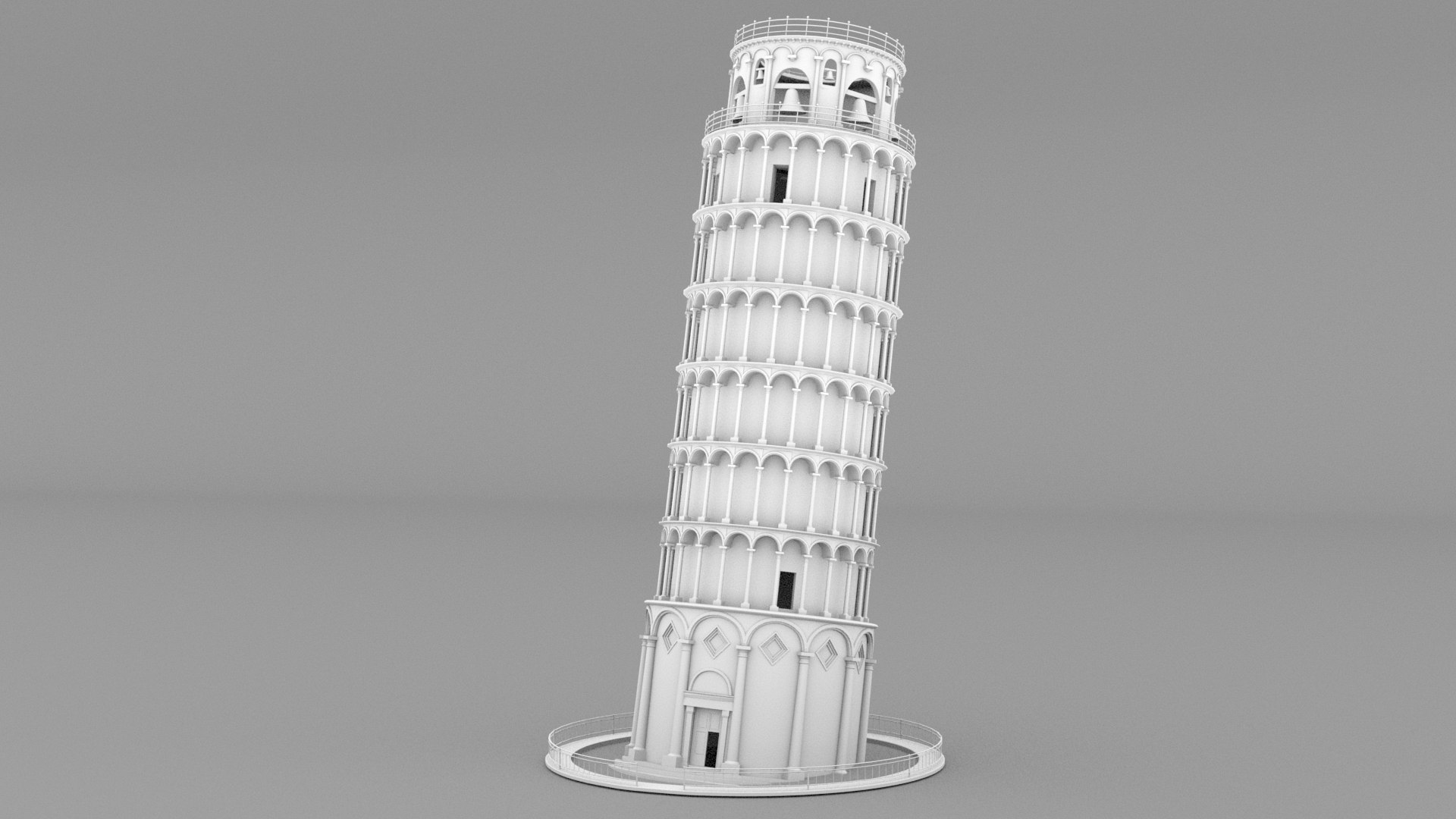 Pisa Tower 3D - TurboSquid 2114468