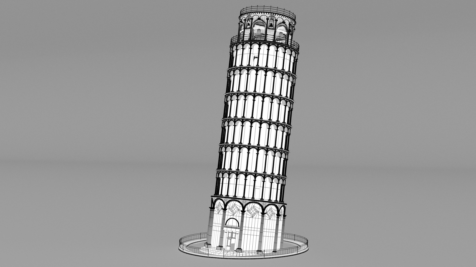 Pisa Tower 3D - TurboSquid 2114468