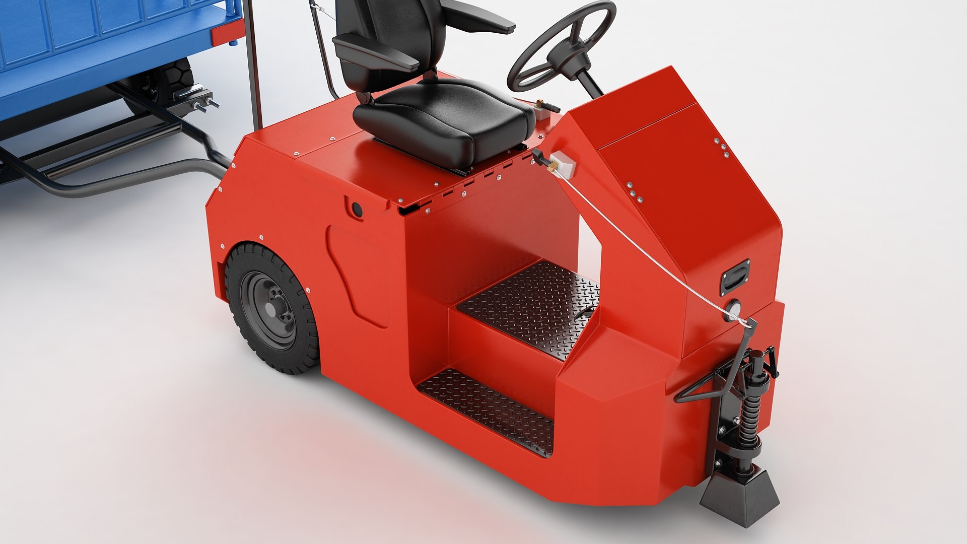 3D model Electric Industrial Tugger 14 - TurboSquid 1743149