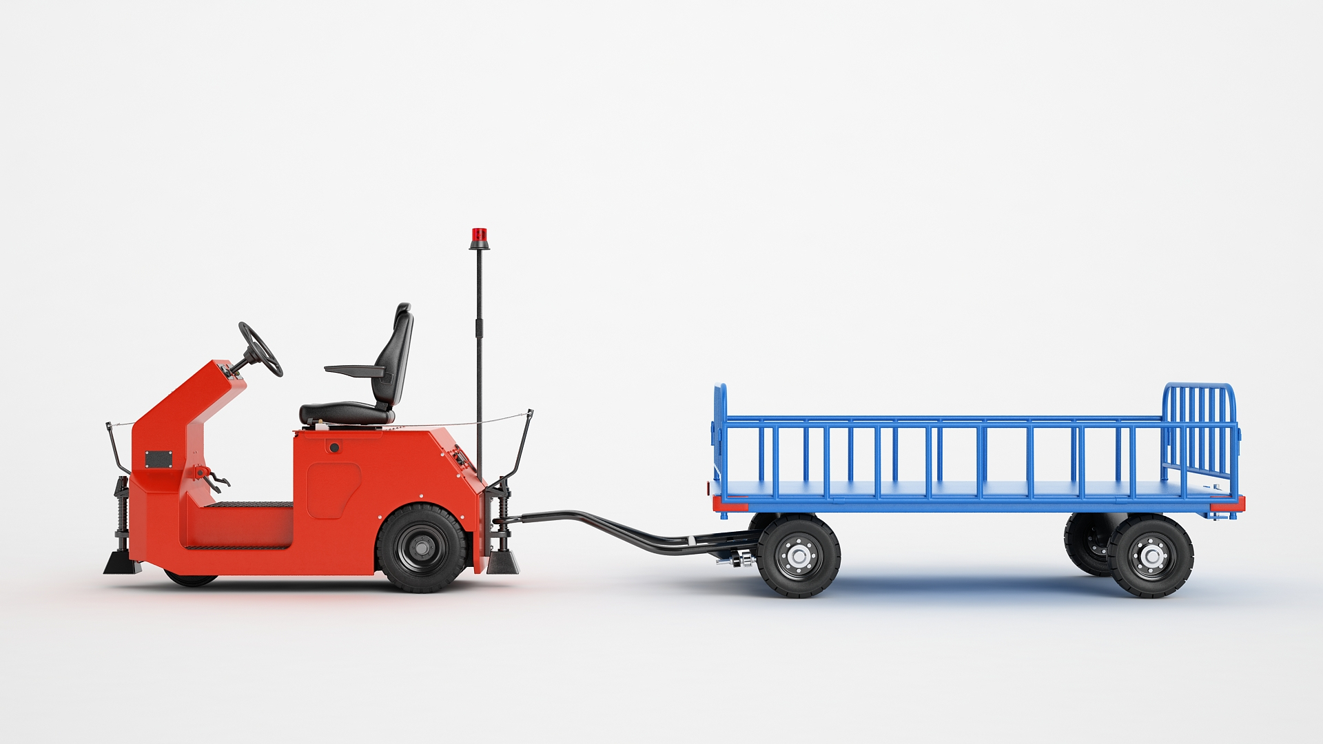 3D Model Electric Industrial Tugger 14 - TurboSquid 1743149