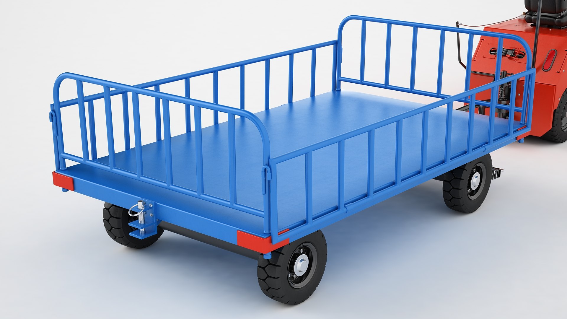 3D Model Electric Industrial Tugger 14 - TurboSquid 1743149