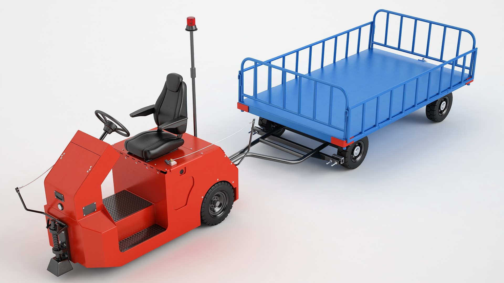 3D Model Electric Industrial Tugger 14 - TurboSquid 1743149