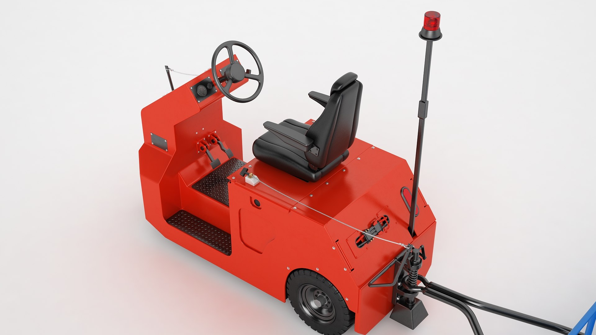 3D Model Electric Industrial Tugger 14 - TurboSquid 1743149