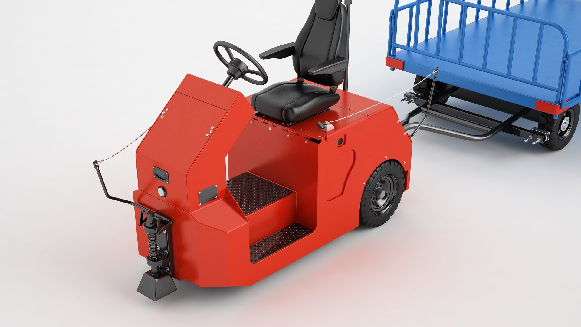 3D Model Electric Industrial Tugger 14 - TurboSquid 1743149