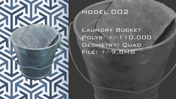 3d model of bucket