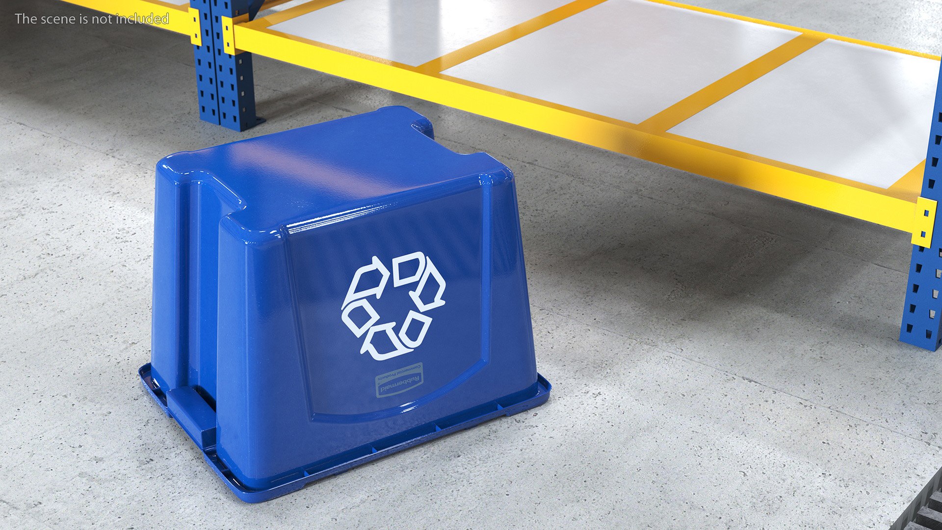 Stackable Recycling Bin 3D Model - TurboSquid 2208670