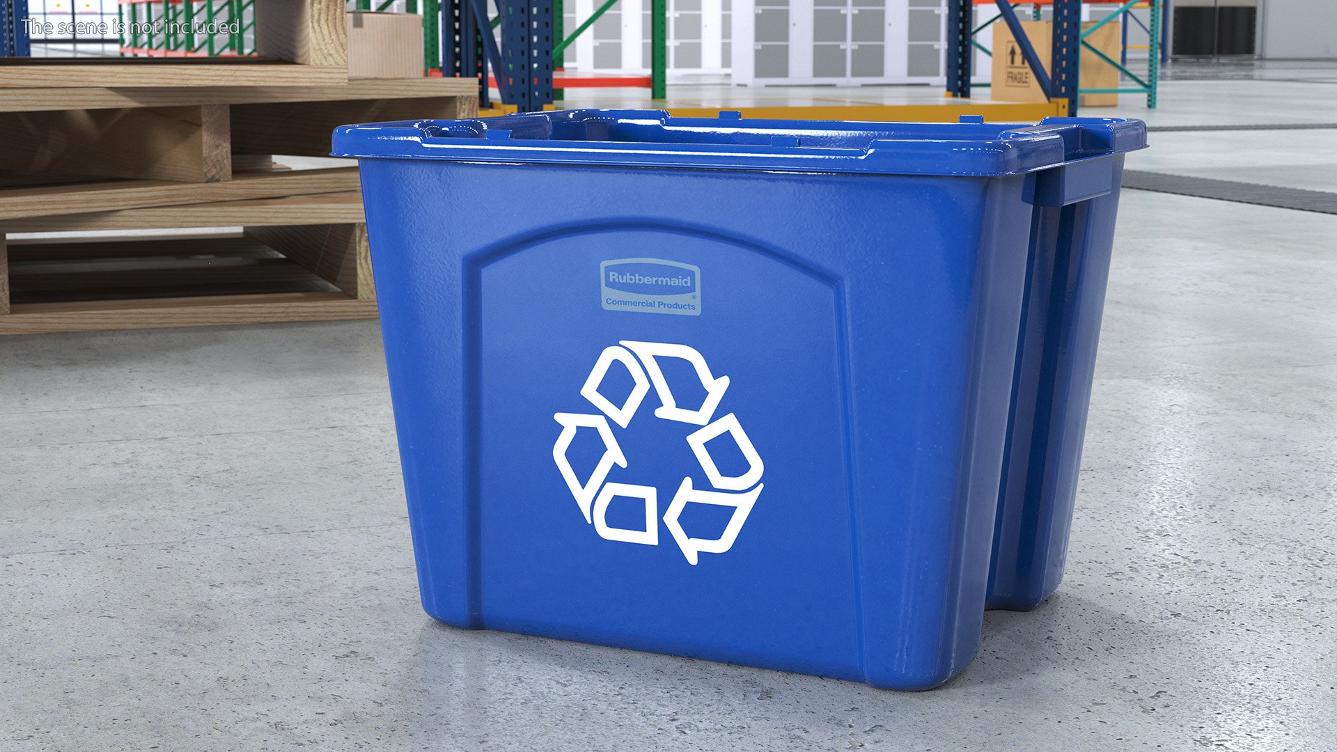 Stackable Recycling Bin 3D Model - TurboSquid 2208670