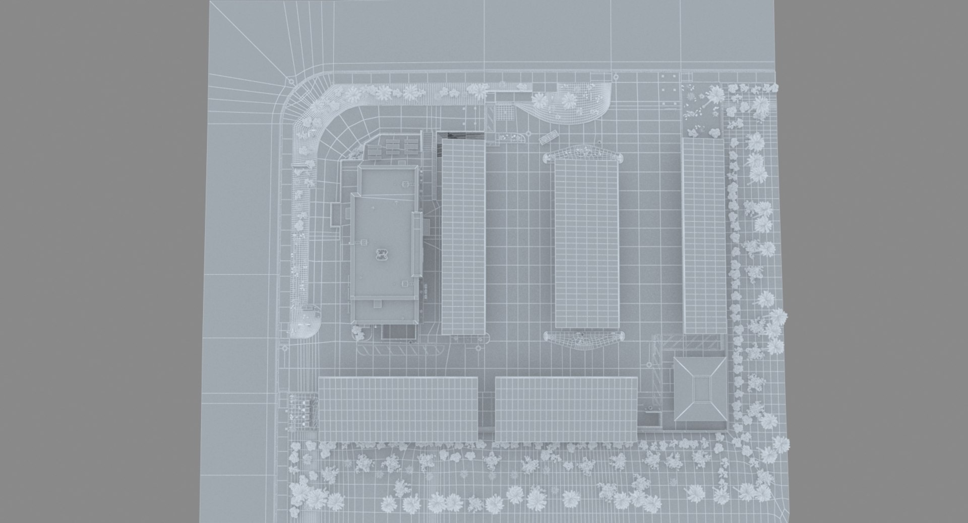 3D tesla supercharger kettleman city model - TurboSquid 1235770