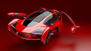 Flying Car 3D Models for Download | TurboSquid