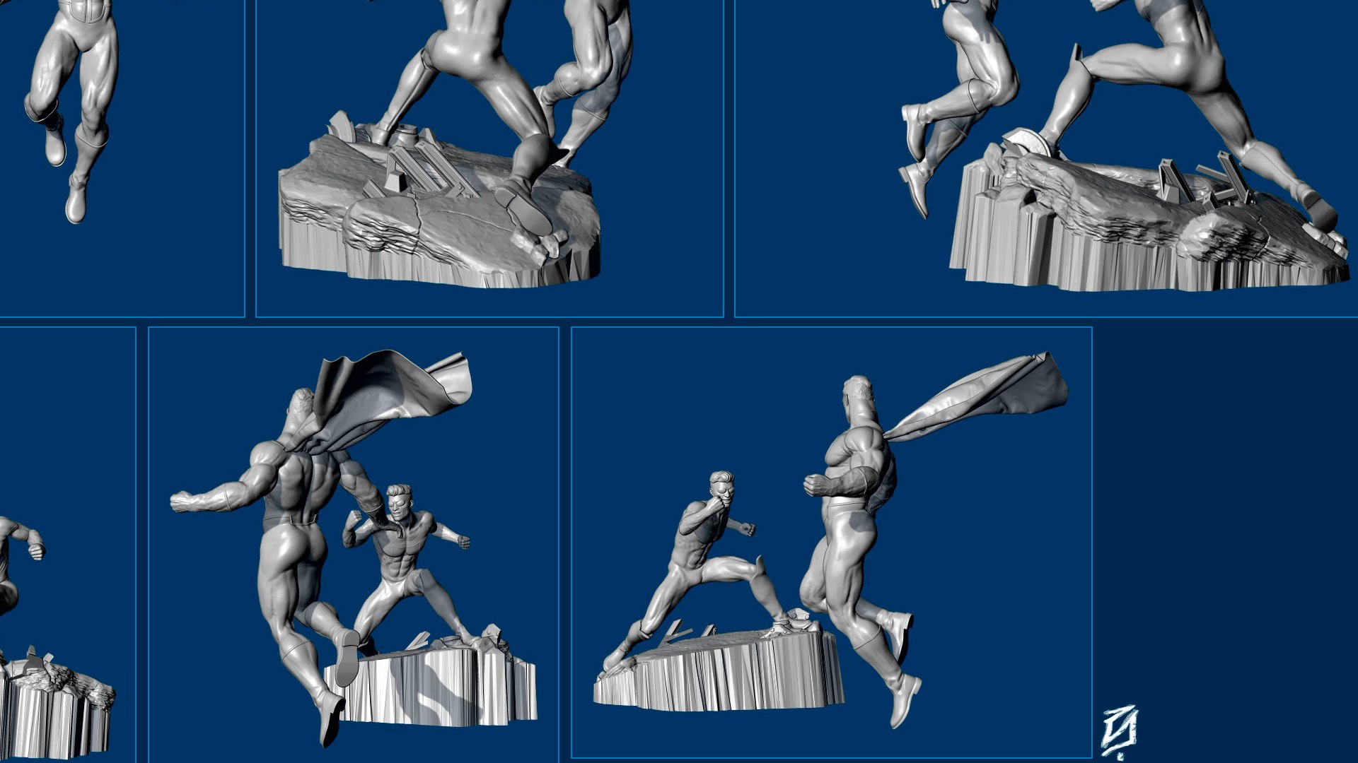 3D Power Men - TurboSquid 2201687